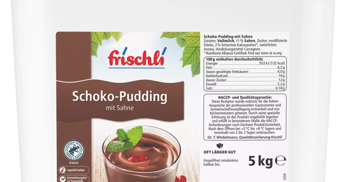 Schoko-Pudding | frischli Foodservice