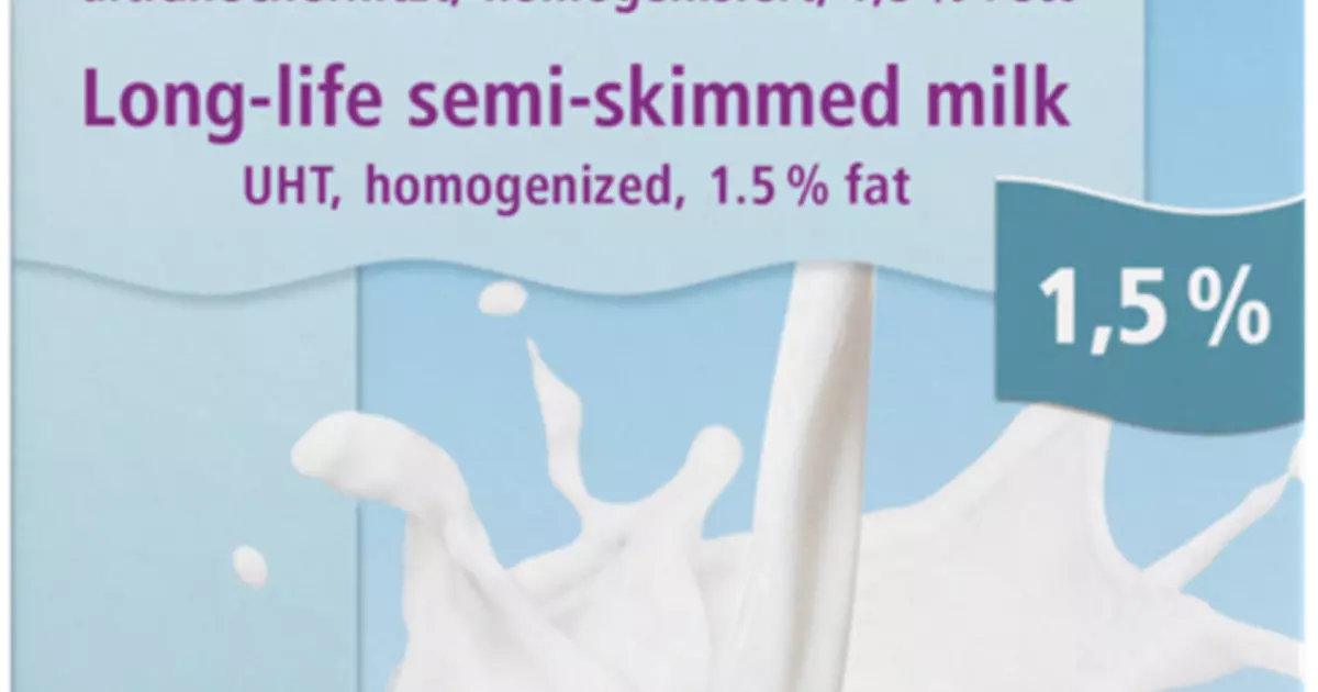 Semi-skimmed Milk UHT 1.5 % | frischli Foodservice